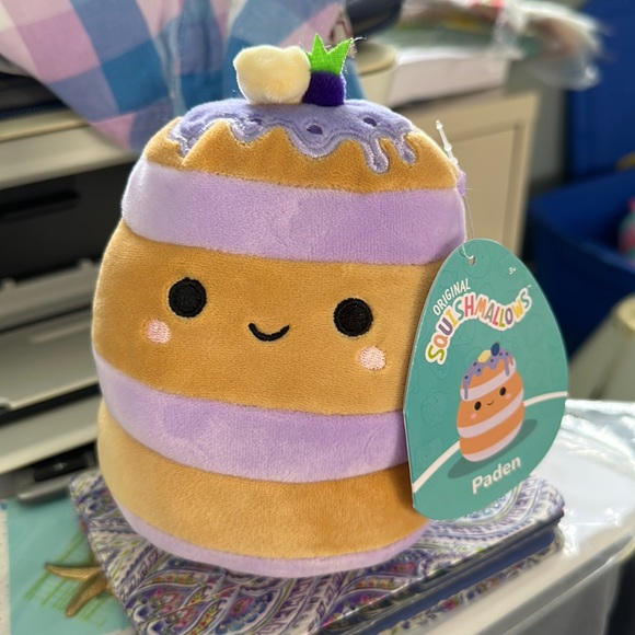 Squishmallows | Toys | Nwt 5 Paden The Blueberry Pancakes Squishmallow ...
